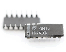 7410 - Triple 3-Input NAND Gates - National